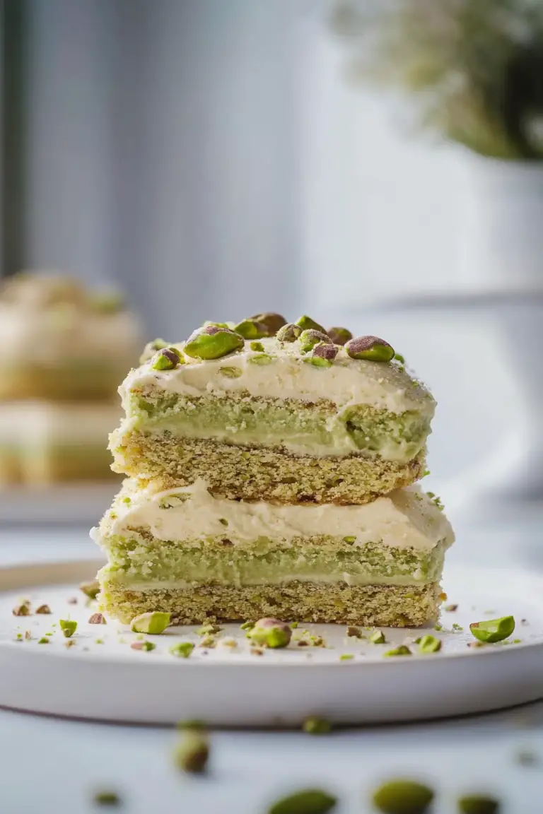 Pistachio Dacquoise Recipe – A French Dessert with Nutty Meringue