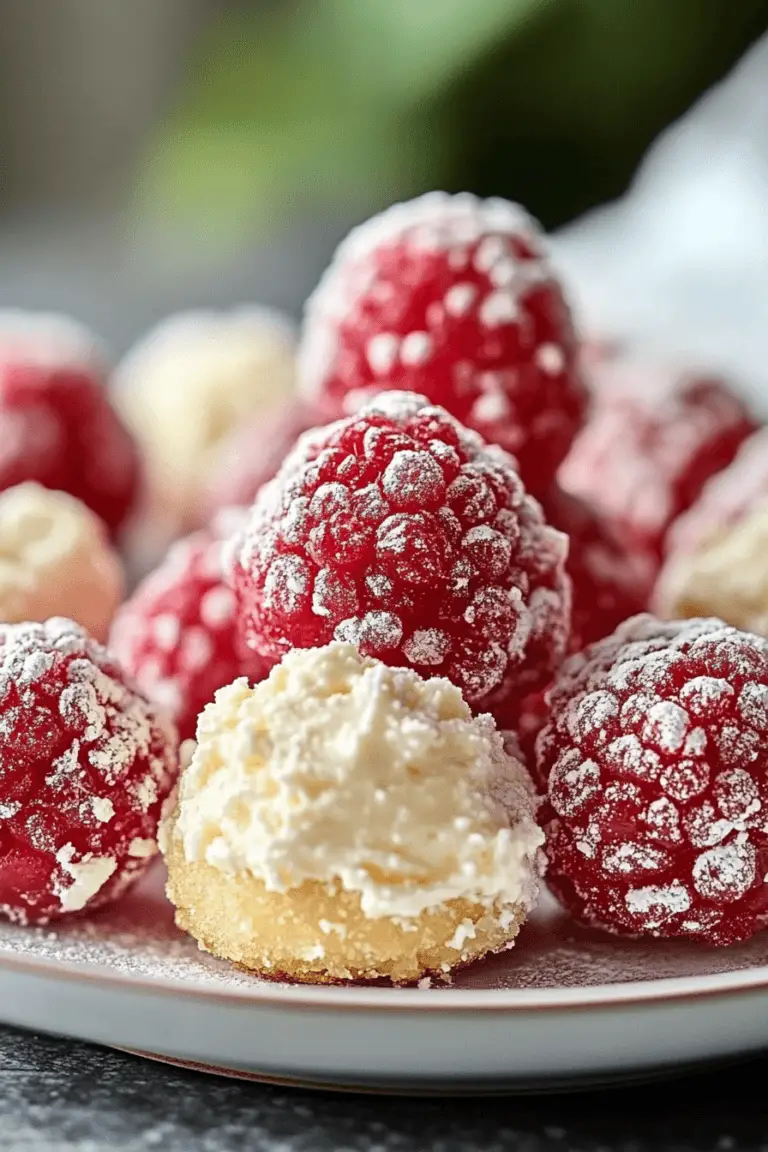 Delicious Raspberry Cream Cheese Bites – An Easy, Elegant Dessert