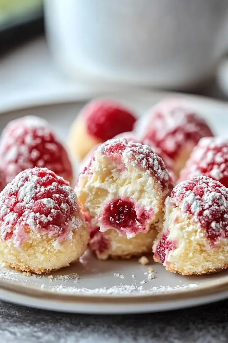 Delicious Raspberry Cream Cheese Bites – An Easy, Elegant Dessert