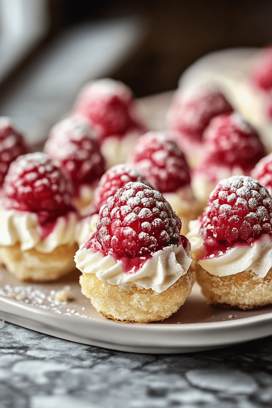 Delicious Raspberry Cream Cheese Bites – An Easy, Elegant Dessert