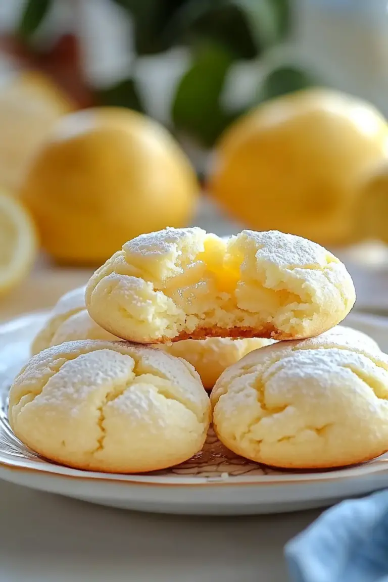Stuffed Lemon Cookies | Easy, Tangy, and Creamy Recipe