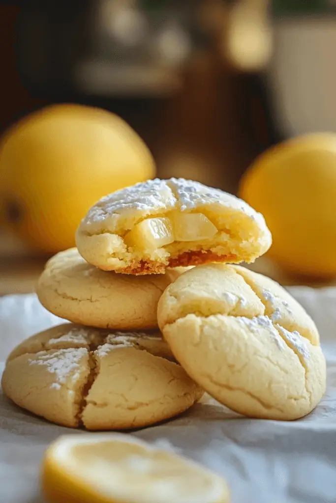 Stuffed Lemon Cookies | Easy, Tangy, and Creamy Recipe