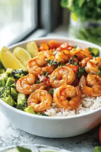 Fiesta Shrimp Rice Bowl Recipe