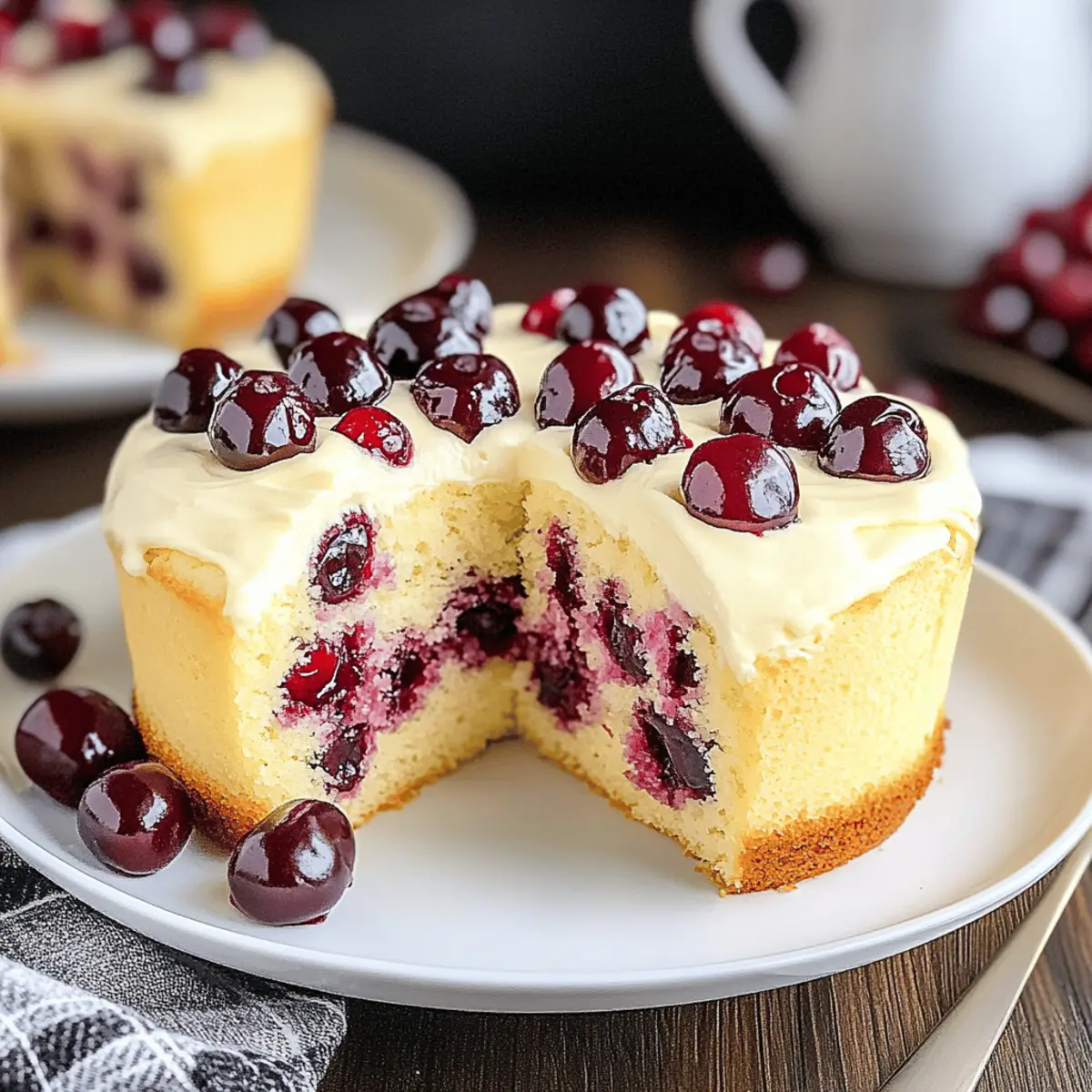 Simple Cherry Cake