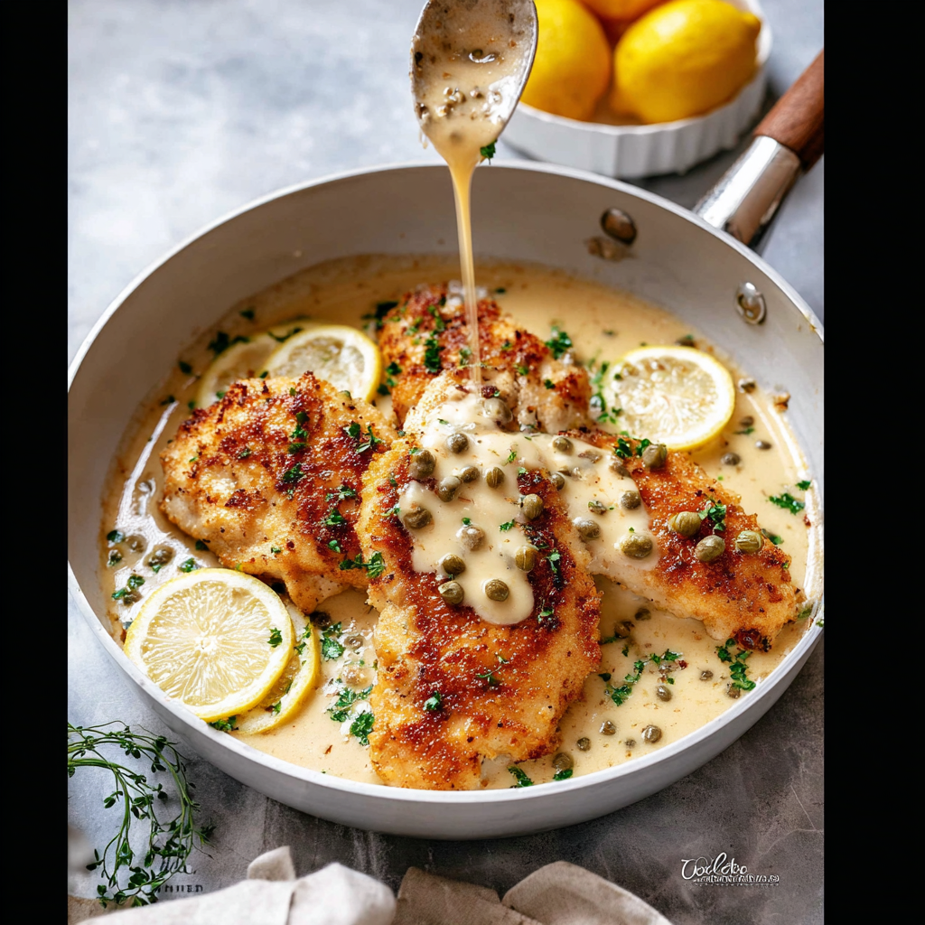 Creamy Lemon Chicken with Parmesan Sauce
